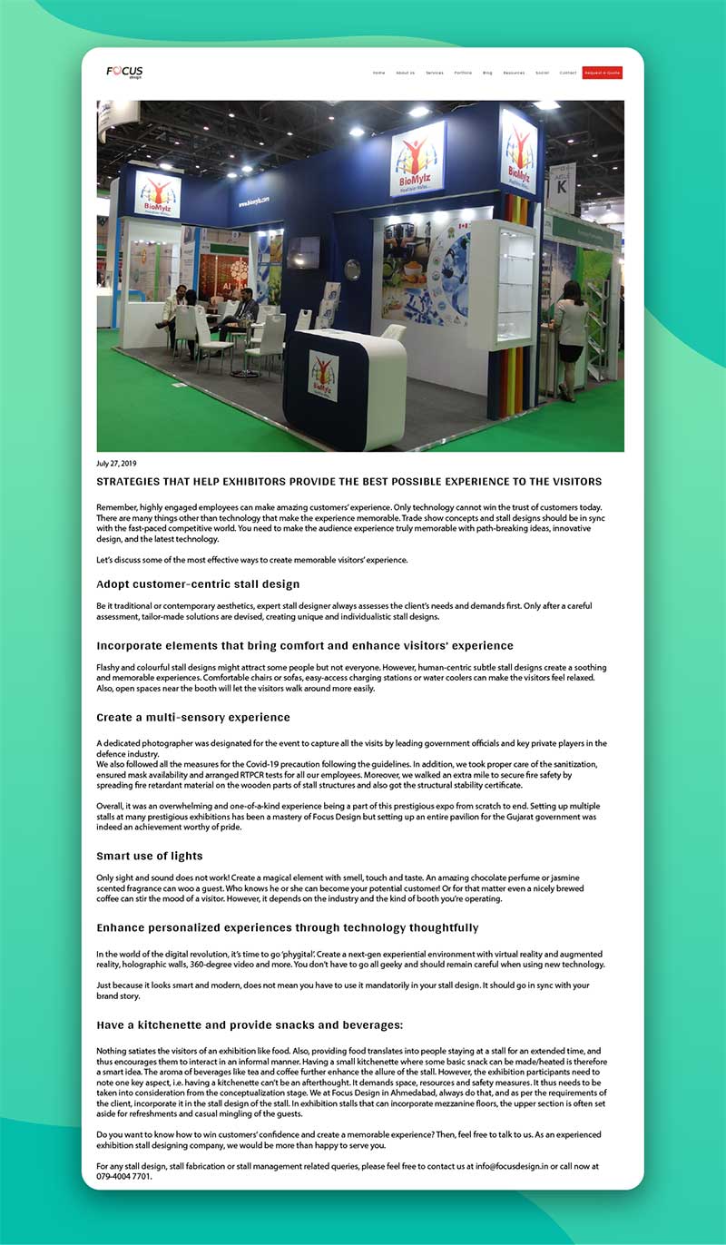 Digital Marketing Agency | Elevating events for Focus Design